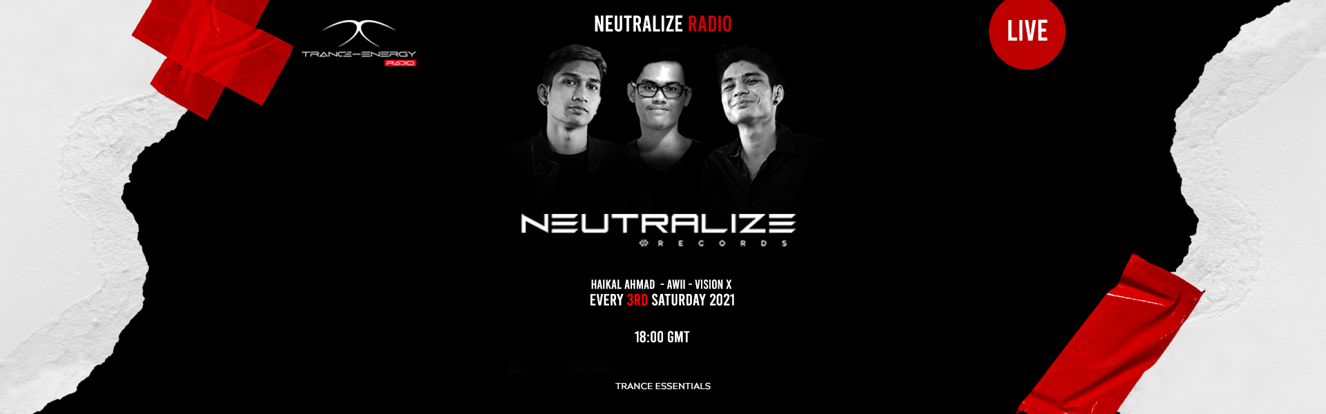 Vision X - Neutralize Radio - Trance-Energy Radio